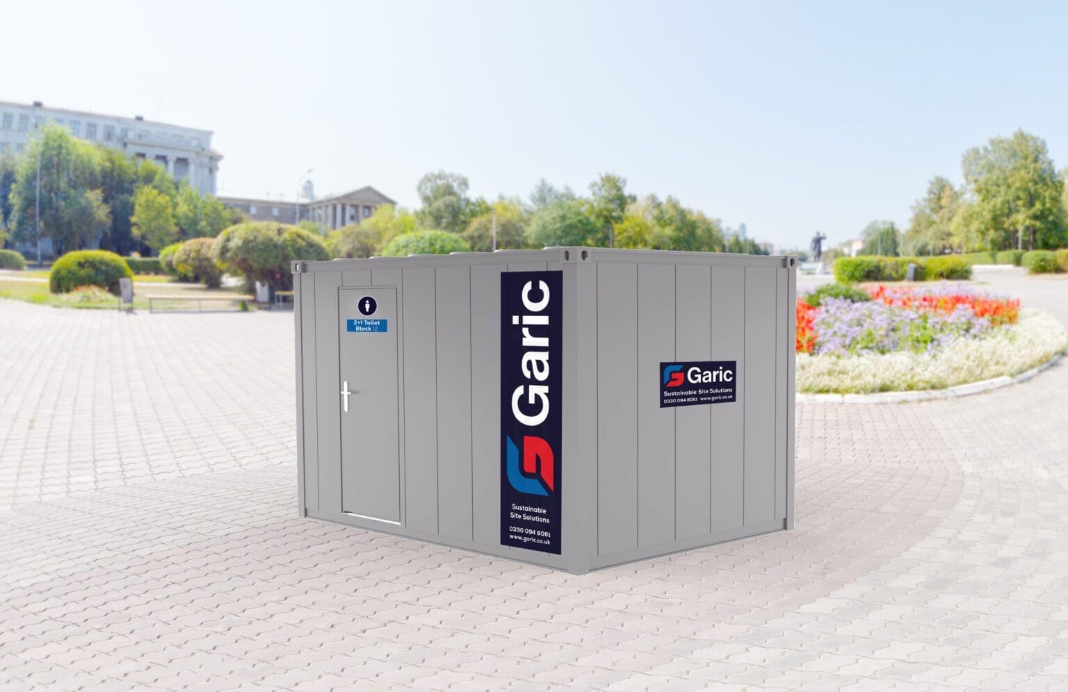 Site Toilets and Showers - 2+1 Toilet Block - Garic