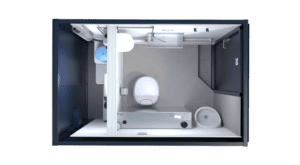 Site Toilet and Showers - Solar Loo 8 - Garic