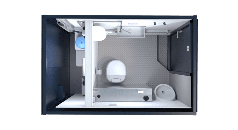 Site Toilet and Showers - Solar Loo 8 - Garic
