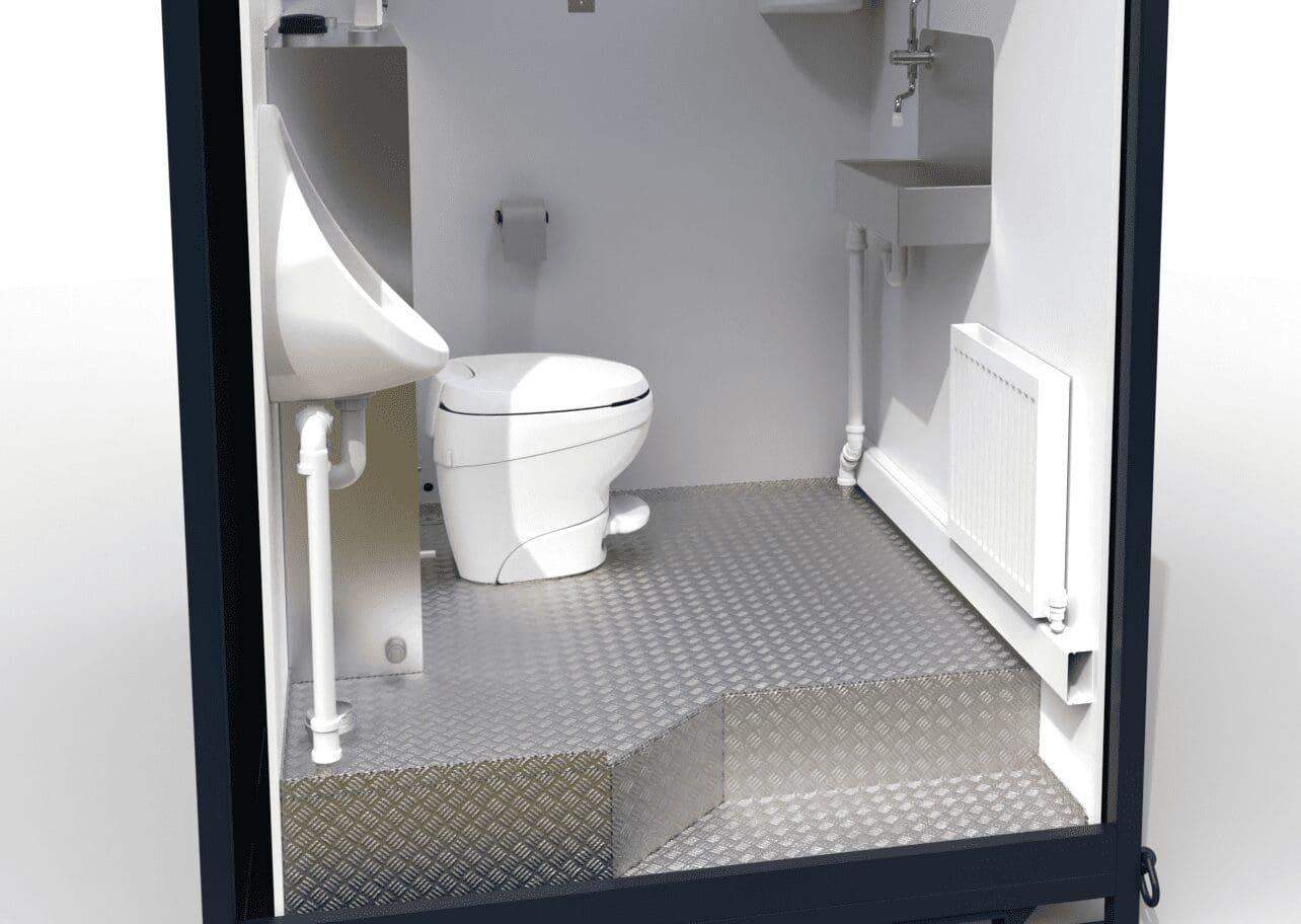 Site Toilet and Showers - Solar Loo 8 - Garic