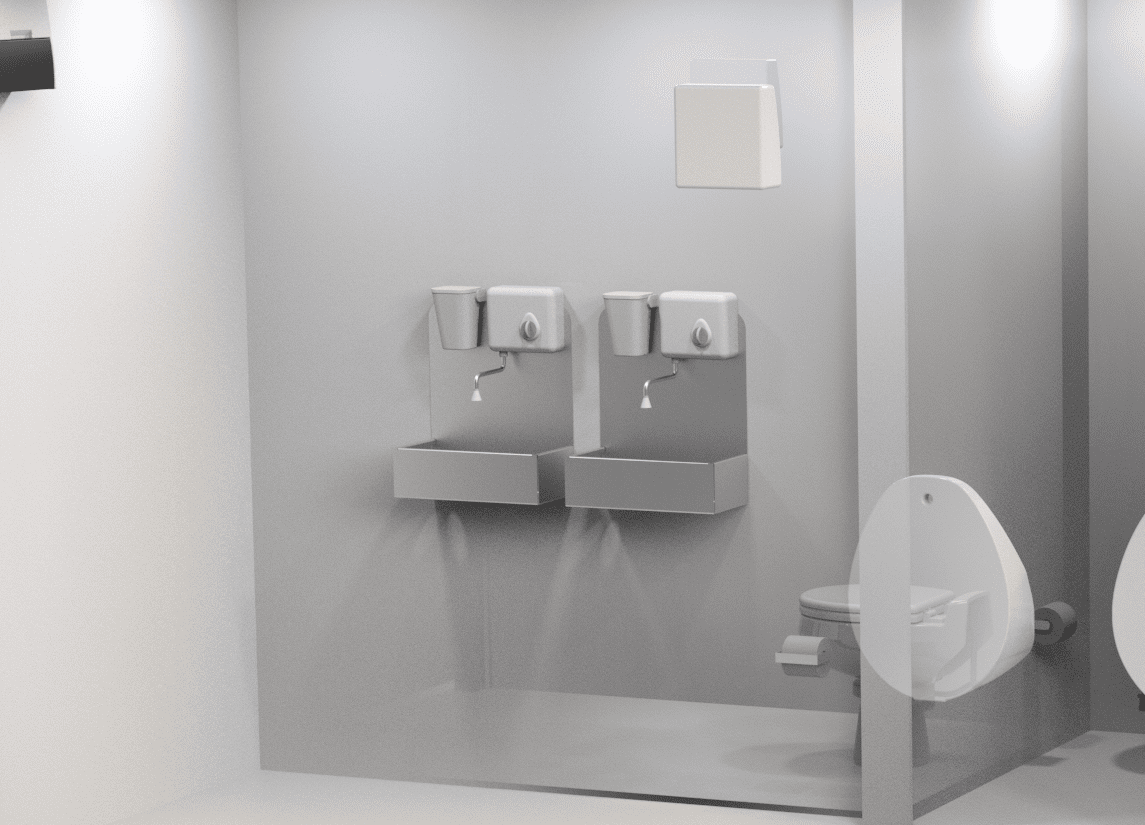 Site Toilets and Showers - 2+1 Toilet Block - Garic